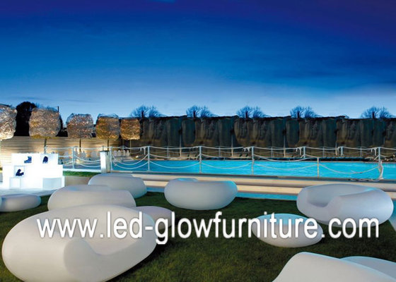 Leisure Led outdoor furniture , lighting illuminated led bar table and sofa