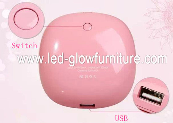 mult i- use Cute Portable charger mirror power bank 5600 mah high capacity