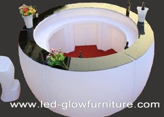 Multi color changing led light furniture , Plastic led illuminated bar counter tables