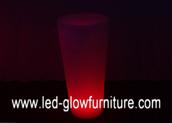 Low carbon illuminated decoration pillars wedding LED cylinder light for party / club