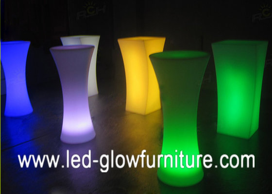Plastic Roman Columns LED Illuminated Table lighting pillars 16 colors changing