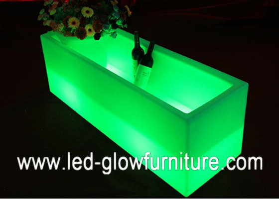Eco  -friendly illuminated glow LED Ice Bucket lightswine container / cooler / Barrel