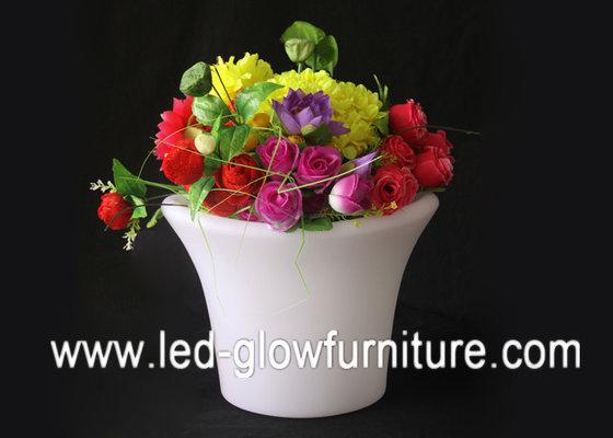 Beautiful Color changing led lighted flower pots outdoor  ,Illuminated LED Ice Bucket / cooler