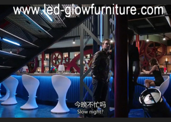 IP65 Waterproof LED cocktail bar chair and table / stool for Oliver Queen verdant club