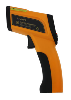 Orange / Yellow / Red No Touch Infrared Thermometer Compact High Temperature