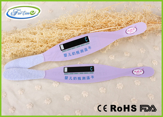 OEM Reusable Baby Safe Digital Milk Bottle Thermometer With LCD Display 33 - 43℃