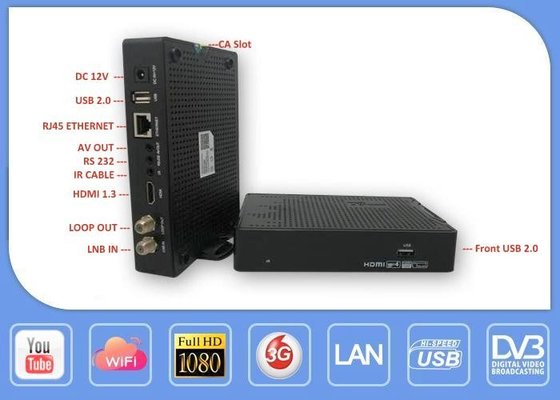 ALI M3511 High Definition Digital Satellite Receiver DVB-S2 For Middle East , Europe