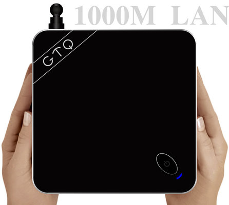 Black 1000M LAN HD Quad Core Smart TV Box GTQ RAM 2G ROM 8G Amlogic S812