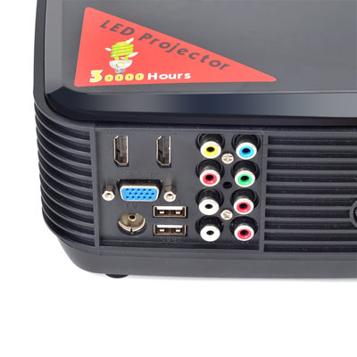 50000 Hours PH5 2500lumens 800 × 600 LED Mini Projector with HDM / USB /  TV