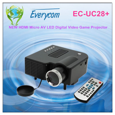 HD TV Portable Mini Led Projector HDMI Pocket Projector 20w 12v