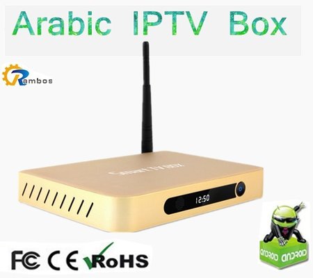 Wireless AmlogicS802 Quad Core Arabic IPTV Box Google Android Smart TV Set Top Box