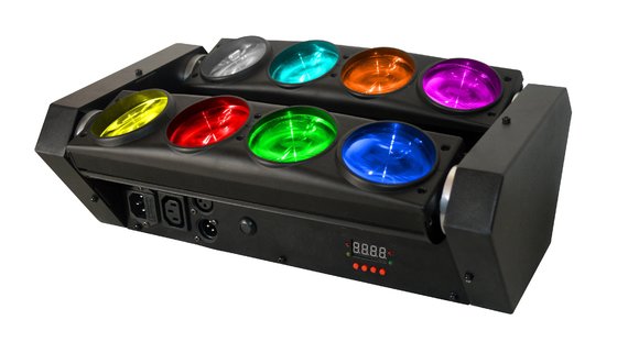 Beam Effect LED Disco Lights Beam Effect Light ADJ Crazy 8 40cm x 25cm x 40cm