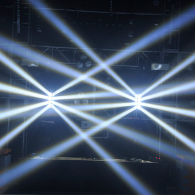 White Colour Beam Effect Lumin LED Disco Lights Beam Effect Light ADJ Crazy 8