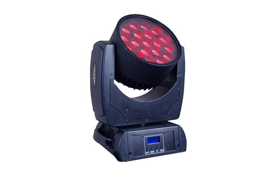 LCD LED Moving Head Lights , Indoor LED Moving Head Wash 19x10W
