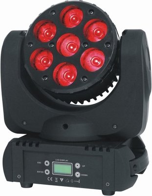 LED Moving Head Lights 7X12W 13CH RGBWA