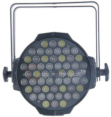 high power DMX512 Led Par Lights 9 ch 55pcs RGBWA zoom , black cast