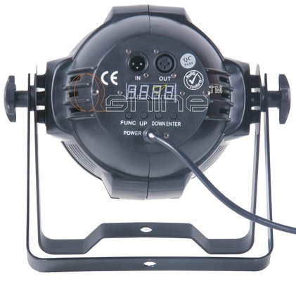8 channels DMX 512 Led Par Lights 54pcs 3Watt For Live Performance