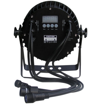 Super bright DMX 512 Disco LED PAR Lights 9X 5 IN 1 RGBWA Stage Light