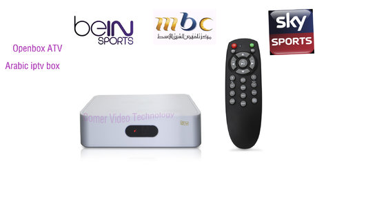 Arabic IPTV Box Openbox ATV More Than 550 Live Channels MSTAR7C51K CPU With Bein Sport