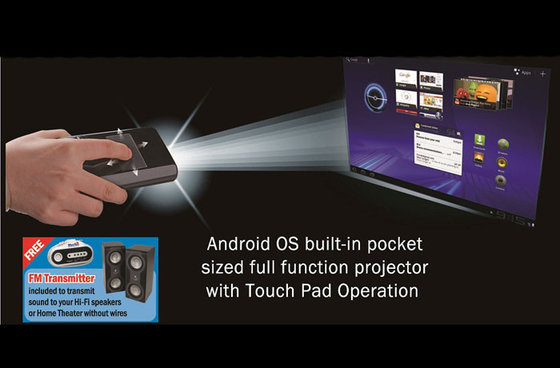 Dual-Core Multi-media Google TV Box Android 4.0 Smart Mini Projector