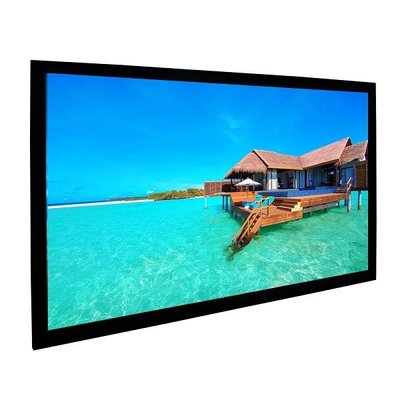 Custom 92 inch fixed projector screen for digital cinemas  Aluminum frame