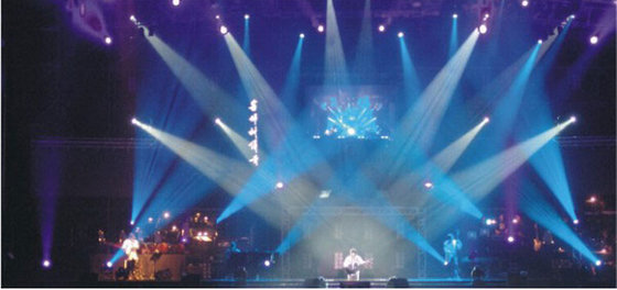 Color wheel Theatre / KTV 575Watts Moving Head Lamp Light With 12Channels