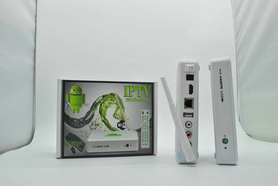 Wifi 802.11/b/g/n Full High Definition Internet TV Set Top Box H.264 / MPEG2 / DivX
