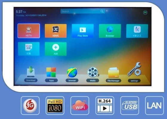 IP2000  XBMC Android Smart IPTV Box Arabic  407 Channels Support U DISK