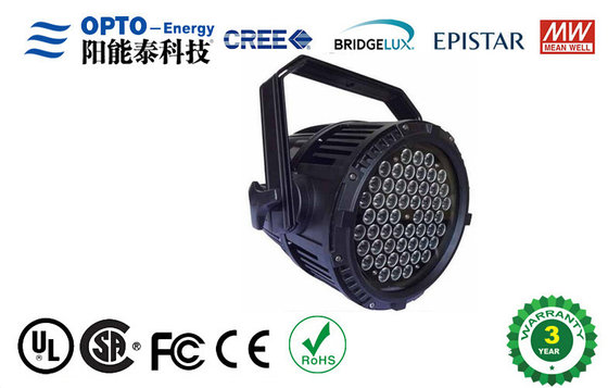Professional Led Stage Lights Die Cast Aluminum RGBW Zoom IP65 54pcs Par Lighting