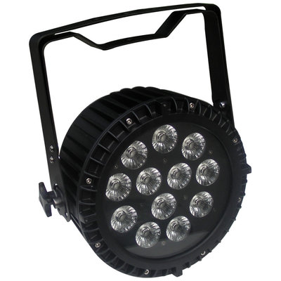 DMX 512 Disco LED PAR Lights 12 X 5 IN 1 With Die-casting Aluminum