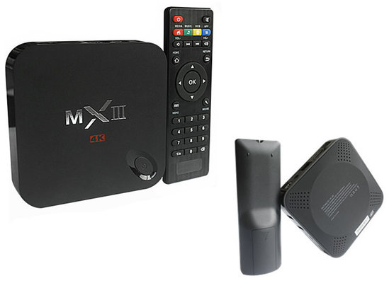 4K Media Player WiFi TV Box MXIII Amlogic S802 Quad-Core Bluetooth Octa core ARM Mail450