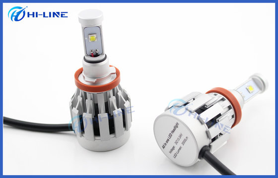 DC 12V / 24V Cree Car LED Head Lamp H8 H9 H11 H16 2 PCS 2000LM High Brightness
