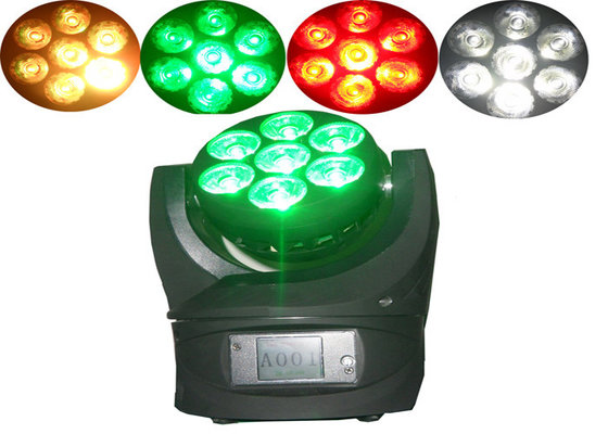 7 x 12w Nightclub DJ Disco LED Moving Head Light / Beam Moving Heads Lamp