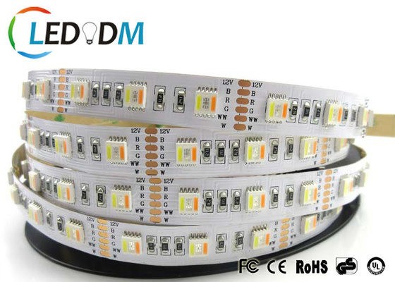 SMD 5050 RGBWW LED Strip Light  , 5 Colors In 1 DC 12V / 24V LED Tape Light