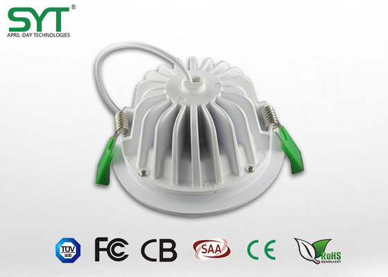 Small Led Shower Downlights Lamp 12 Watt , Tri - Proof Led Inset Ceiling Lights