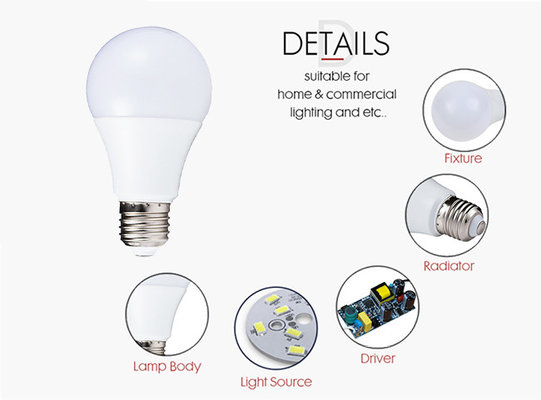 Low Energy Led Outdoor Light Bulbs , Residential SMD 3w Led Bulb Light