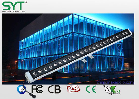High Output 48W RGB LED Wall Washer Lights For Factories ＞0.95 PF