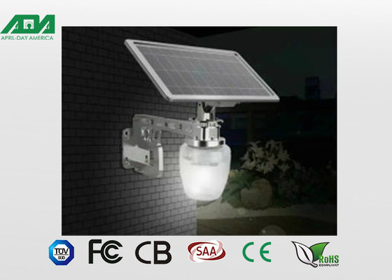 6W outdoor solar garden lights , solar led parking lot lights DC12V