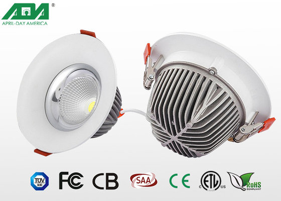 30w Shallow Led Downlight Emergency Light 6 Inches PF &gt; 0.9 3 Years Warranty