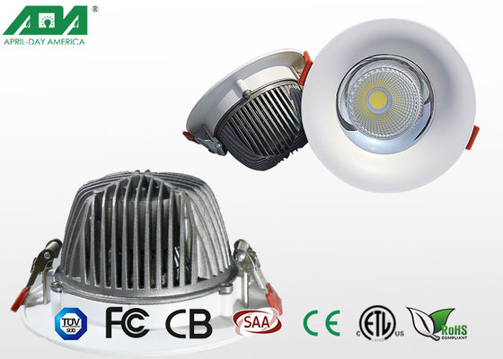 Aluminum round external led downlights , 3W 4W 7W 12W recessed adjustable led downlight