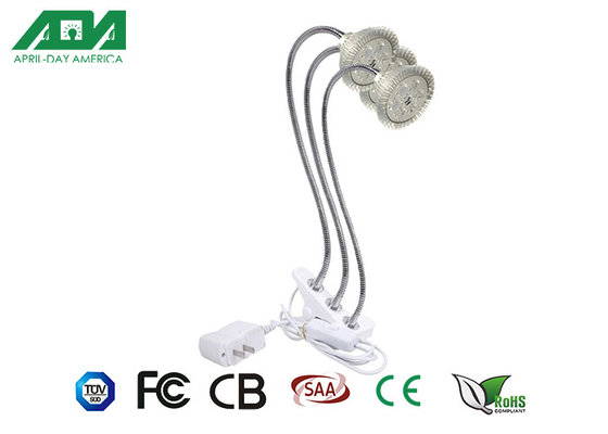 30W Swan Neck Led Bulbs Growing Plant Agriculture LED Lights With 2 Switches