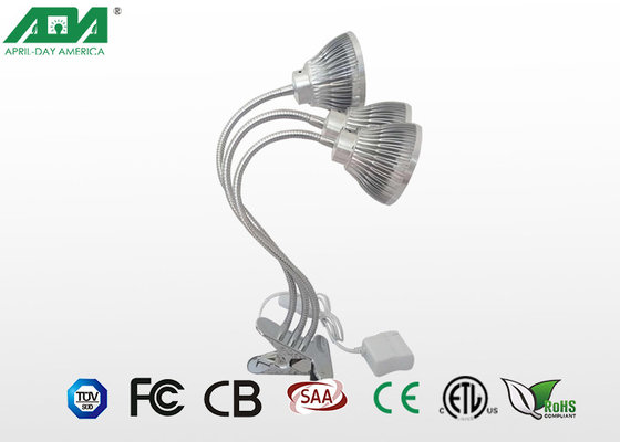 Red Blue White 45W Dual Head Led Grow Light Triple Head Grow Bulb