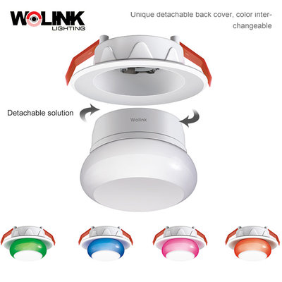 Hot sell indoor supermarket office lighting detachable recessed mount 7w led downlight supplier