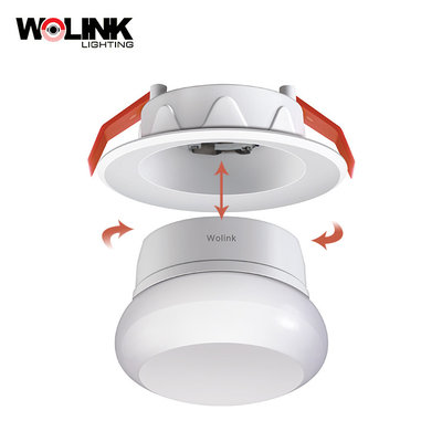 Hot sell indoor supermarket office lighting detachable recessed mount 7w led downlight supplier