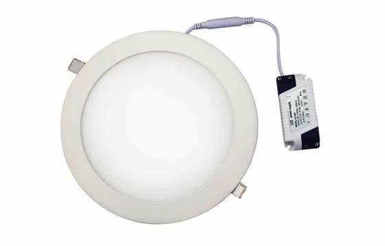 Round Recessed LED Panel Light 16 Watt 85lm/w For Washing Room Lighting