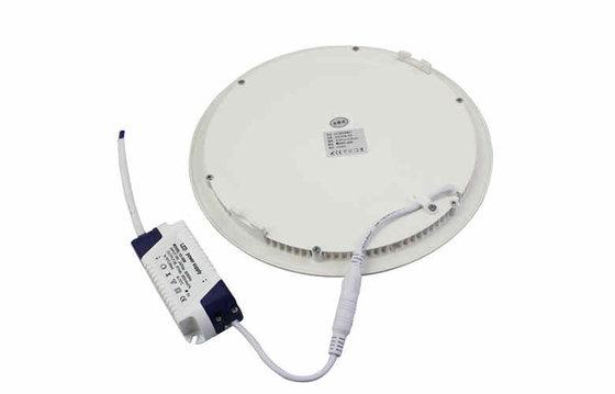 Round Recessed LED Panel Light 16 Watt 85lm/w For Washing Room Lighting