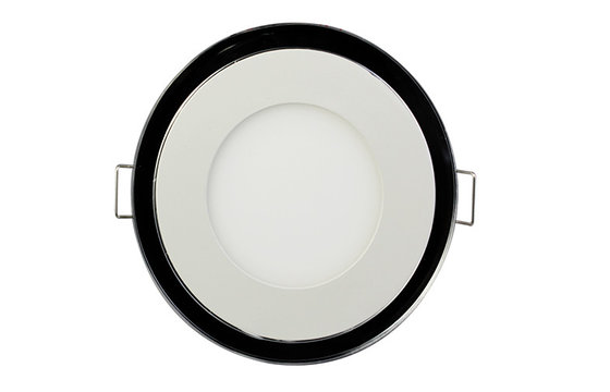 6 Watt 570 lm LED Flat Panel Lights Double Control Bridgelux ChipRound Slim