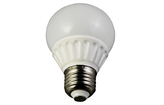 LED Globe Light 3 Watt 80lm/w 0.6 PF Warm 120° White CRI 80
