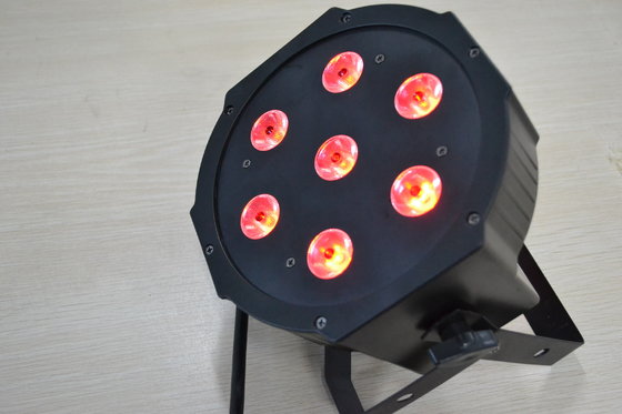 High Brightness 4 in 1 RGBW LED Par Lights 10W * 7 Bulbs For Stage Show