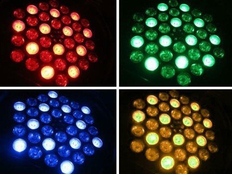 Portable LED Par Lights Sound control nightclub effect Lighting